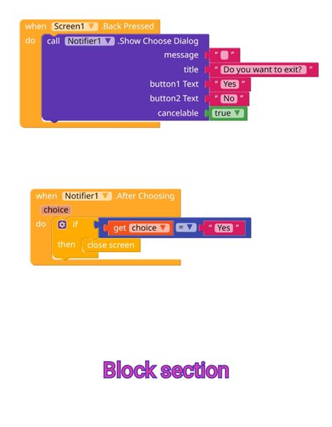 Adding Notifier To Close Screen Kodular Tutorial