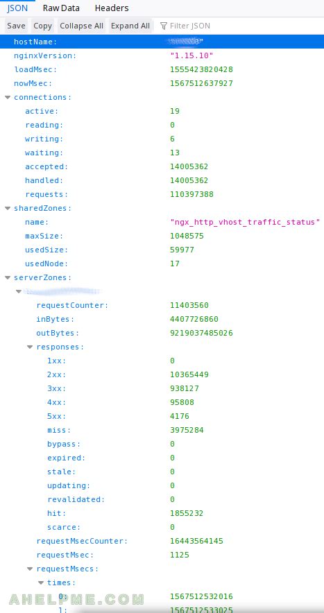 Live Status Information Like Used Space And More For Nginx Proxy Cache Any IT Here Help Me