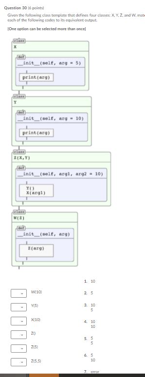 Solved Question 29 4 Points Choose The Appropriate Code