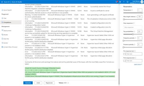 Azure Feeds On Linkedin Lukes Blog Azure Openai Error Log