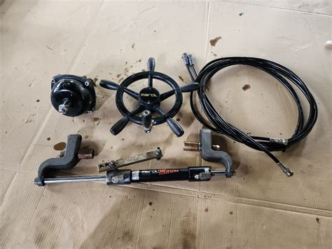 代購代標第一品牌樂淘letaoマロール MAROL 手動油圧操舵装置 中古品一式 ヤマハ 船外機 油圧 操舵 シリンダー ハンドル 舵 手動