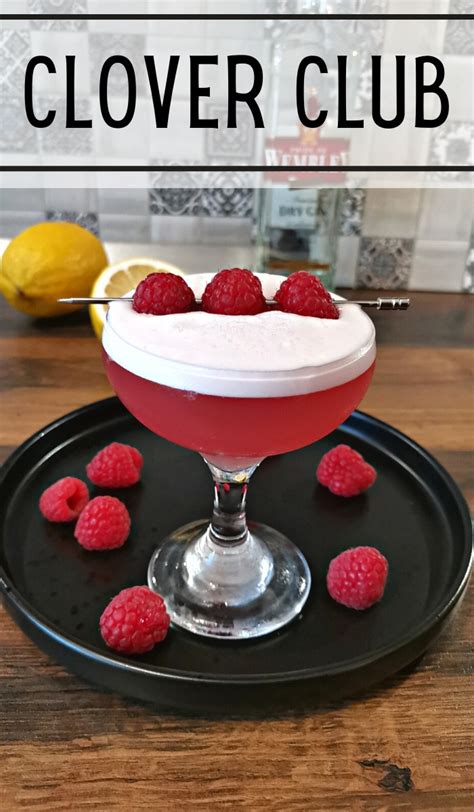 Clover Club Cocktail Recipe Foodiosity
