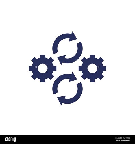 Iteration Icon On White Vector Pictogram Stock Vector Image And Art Alamy