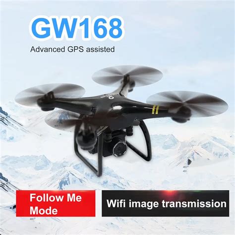 GW168 RC Дрон GPS Дроны с 1080P широкоугольный Вертолет камеры WiFi FPV ...