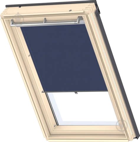ᐉ Штора рулонная на крючках VELUX 78 cм RHL MK00 9050 синий • Купить в ...