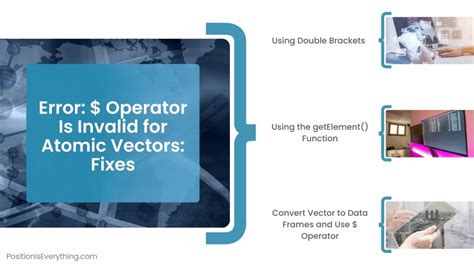 Error Operator Is Invalid For Atomic Vectors Simplified Position Is Everything