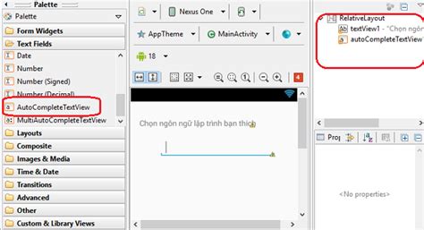 Lập Trình Android Autocompletetextview