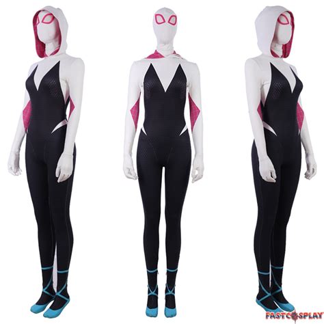 Spider Man Into The Spider Verse Spider Gwen Cosplay Costume
