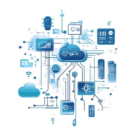 Digital Transformation Banner Web Icon In Futuristic Style Premium Ai