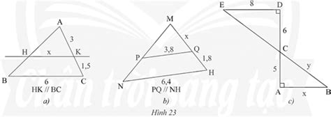 Định lí Thalès trong tam giác| Toán 8 chương trình mới