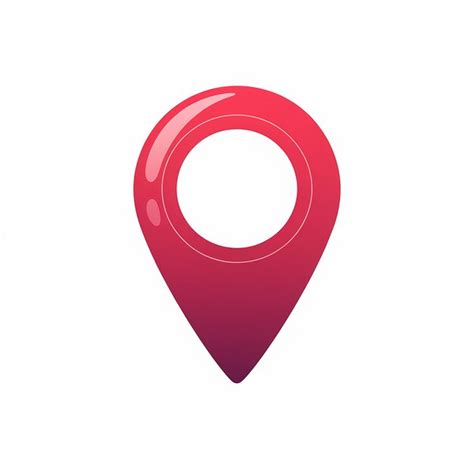 A Red Location Pin Commonly Used In Maps And Navigation Apps Premium Ai Generated Vector
