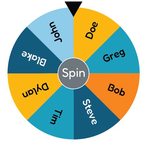 State Picker Wheel Randomly Select A State By Country