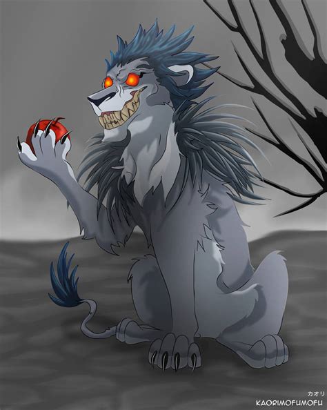 Death God Ryuk As A Lion Ota By Kaorimofumofu On Deviantart