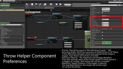 Throw Helper Vr Component By Pavel Ksenofontov In Blueprints Ue4
