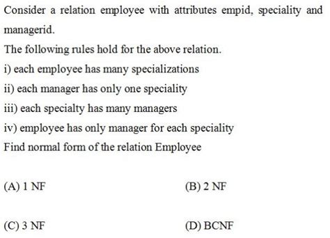 Databases Ace Test Series Dbms Normalization