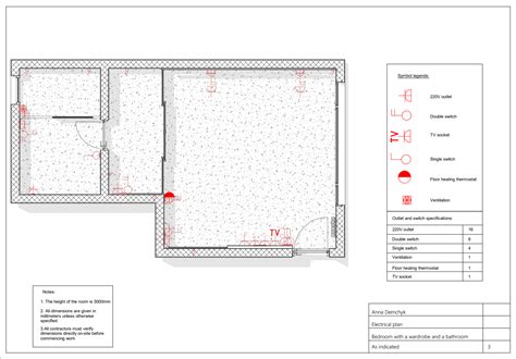 Master Bedroom Wardrobe Bathroom Revit Behance