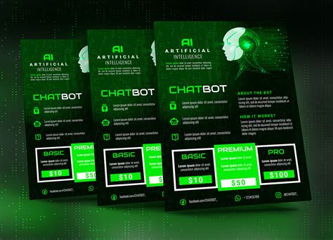 Flyer Design For Artificial Intelligence Chatbot On Behance