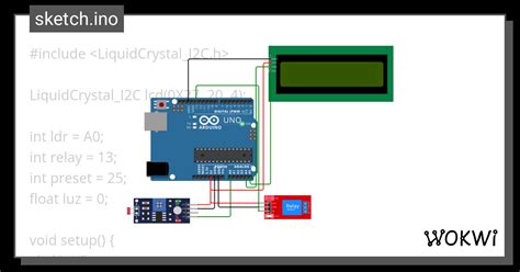 Tarea 11 Sensor De Luminosidad Wokwi ESP32 STM32 Arduino Simulator