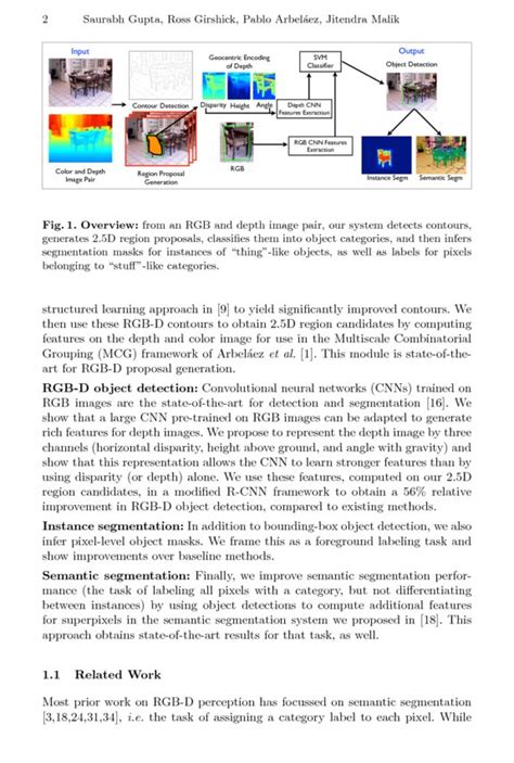 Learning Rich Features From RGB D Images For Object Detection And Segmentation DeepAI