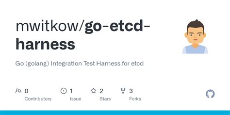 Github Mwitkow Go Etcd Harness Go Golang Integration Test Harness