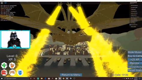 Roblox Kaiju Online King Ghidorah Youtube
