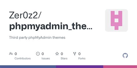 github zer0z2 phpmyadmin themes third party phpmyadmin themes