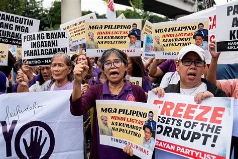Philippine President Acknowledges Protests Over Corruption Scandal Are
