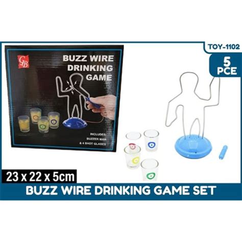 5pce Buzz Wire Drinking Game Set