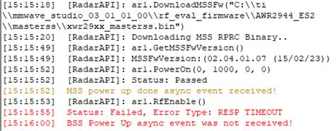 AWR2944EVM No Tx Power Output When Using AWR2944 DCA 1000EVM MmWave Studio 3 1 1 0