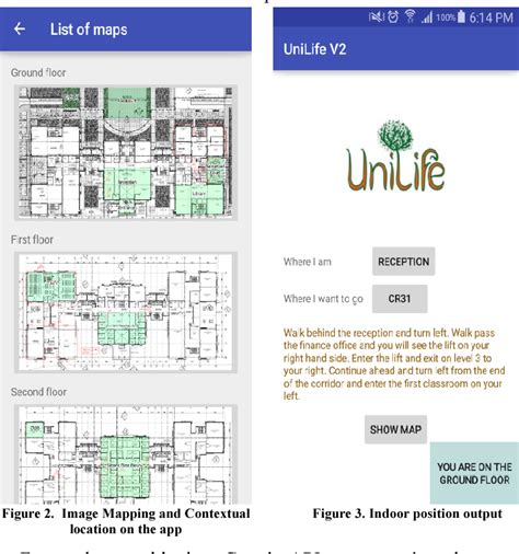 Figure 3 From A Context Aware Prototype Application For University