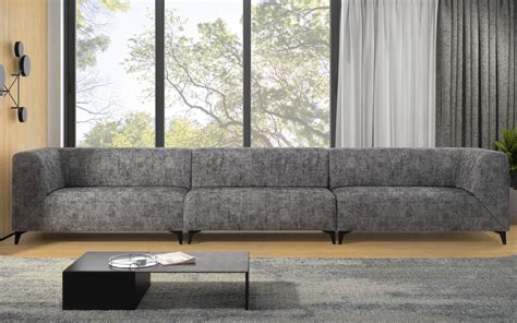 Канапе Аруба двойка Аруба тъмно сив Мебели Виденов