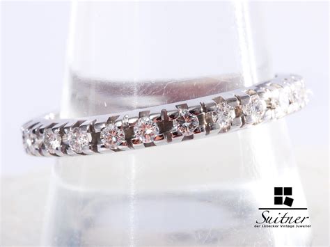 moderner Memoire Brillant Ring ct Weißgold Gr Expertise Juwelier Archiv