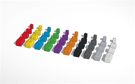 3d Design Lego Set Tinkercad