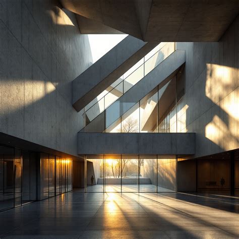 Free Light Meets Concrete Image Architecture Sunlight Concrete