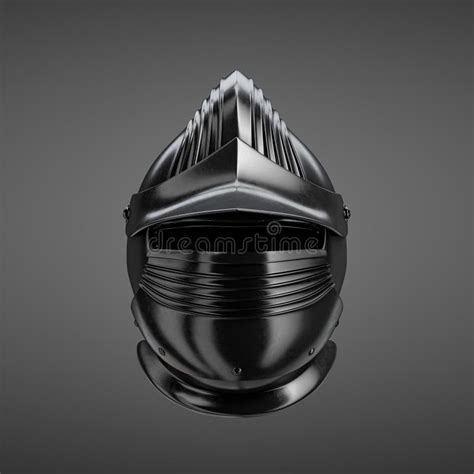 Ancient Historical Dark Metallic Soldier Helmet Black Single Color