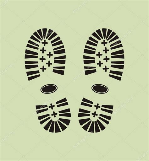 army boot print clipart