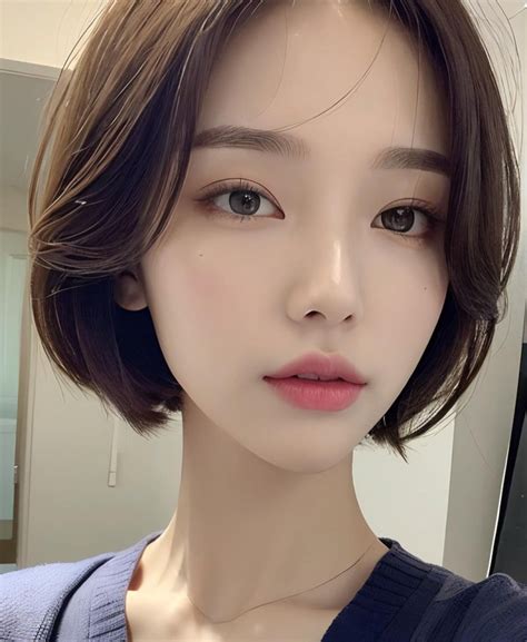 2024 Ai 여자 단발 중단발 예측 헤어스타일 레이어드컷 허쉬컷 스타일 종류 네이버 블로그