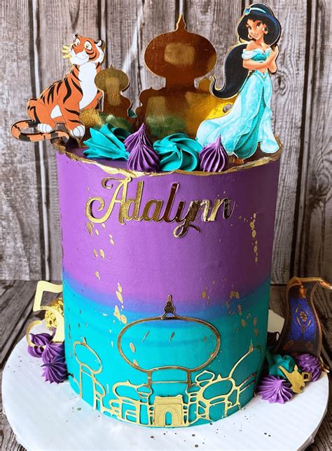 Princess Jasmine Birthday Cake Ideas Images Pictures Jasmine