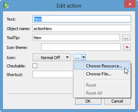 Qt5 Tutorial QActions 2020