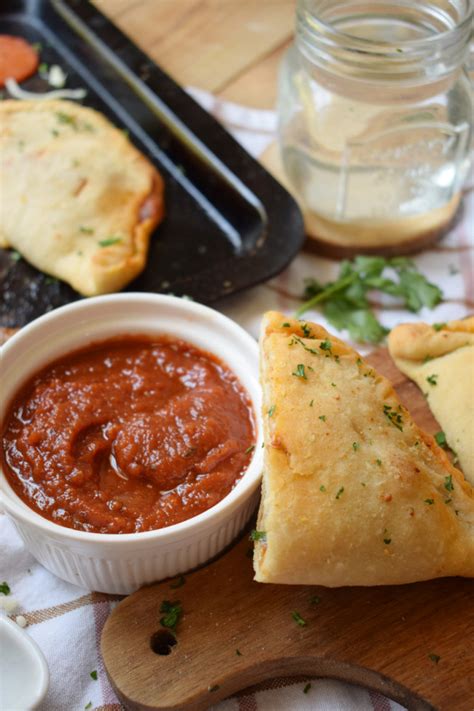 Homemade Pepperoni Calzones Julias Cuisine