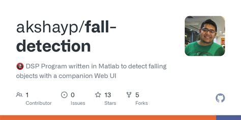 Github Akshayp Fall Detection No Pedestrians Dsp Program Written In Matlab To Detect
