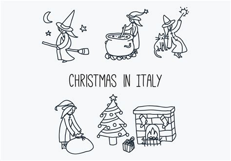 Christmas In Italy Vector Art At Vecteezy