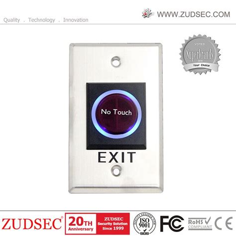 No Touch Infrared Sensor Exit Button Touchless Exit Button With IR Sensor And LED Indicator