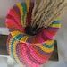 Origami Handmade Paper Vibrant Neon Rainbow Vase One Of A Kind Origami Handmade Neon Paper Vase