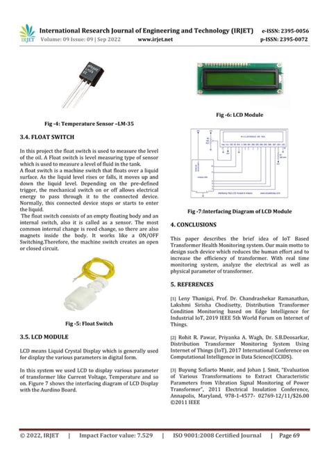 Iot Based Distribution Transformer Condition Monitoring System Pdf