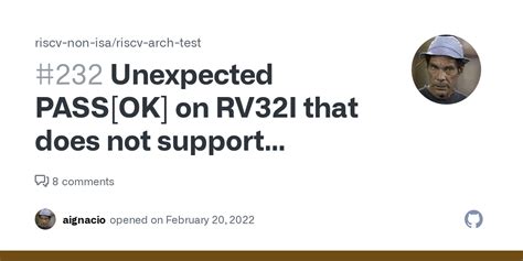 Unexpected Pass Ok On Rv32i That Does Not Support Misaligned