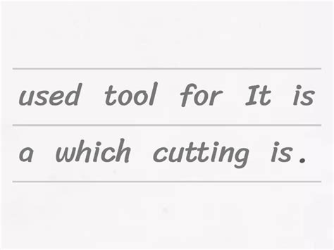 Passive Voice Complex Structure Unjumble