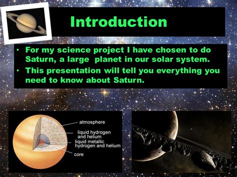 Project Solar System On Saturn