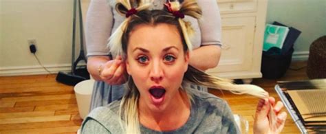 Kaley Cuoco With Hair Extensions Spring 2016 Ps Beauty