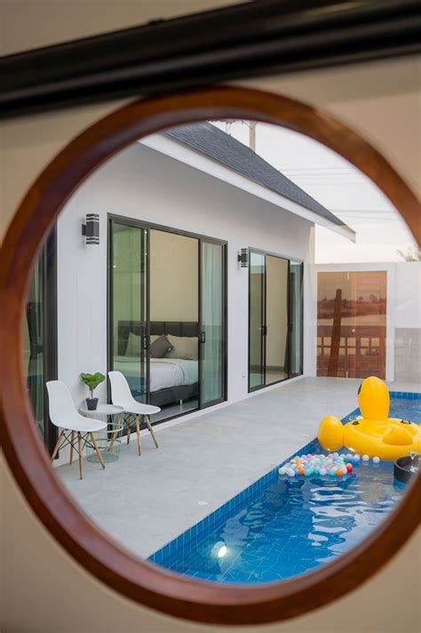 🗝 รหัสบ้าน Cha 441 ชะอำ ห่างทะเลประมาณ4กม ☁️the Poolvilla Cha Am☁